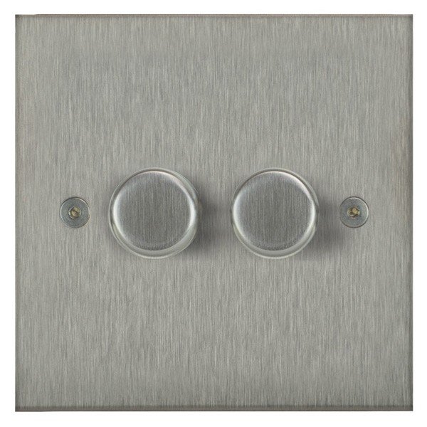 Focus SB Horizon Square Corners 2 Gang 400W/400VA Intelligent Load ...