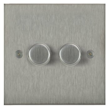 Focus SB Horizon Square Corners 2 Gang 400W/400VA Intelligent Load ...