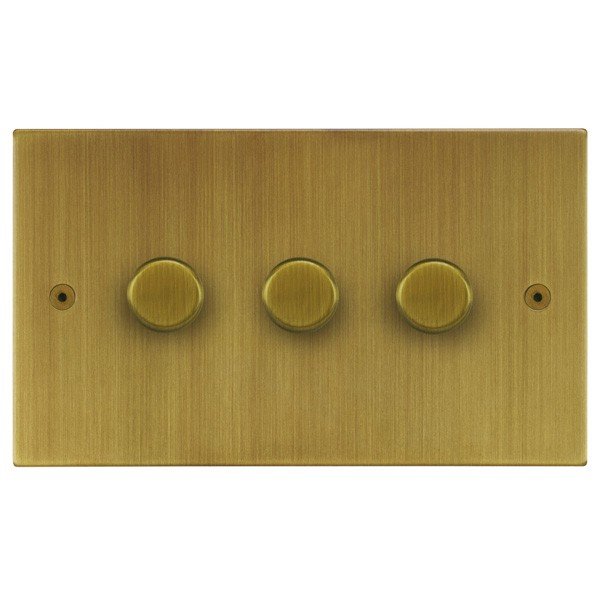 Focus SB Horizon Square Corners 3 Gang 400W/400VA Intelligent Load ...