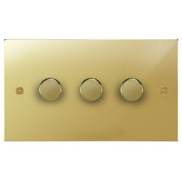 Focus SB Horizon Square Corners 3 Gang 400W/400VA Intelligent Load ...