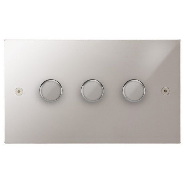 Focus SB Horizon Square Corners 3 Gang 400W/400VA Intelligent Load ...