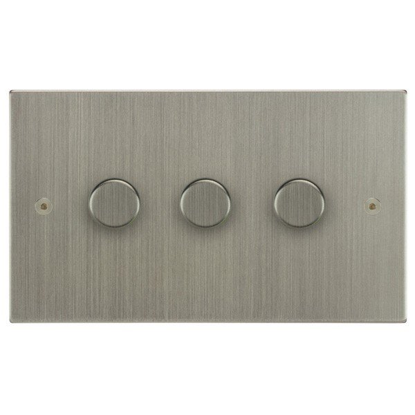 Focus SB Horizon Square Corners 3 Gang 400W/400VA Intelligent Load ...