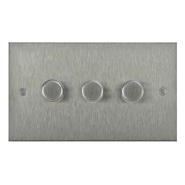 Focus SB True Edge 3 Gang 400W/400VA Intelligent Load Detecting Dimmer ...