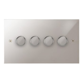 Focus SB True Edge 4 Gang 400W/400VA Intelligent Load Detecting Dimmer ...