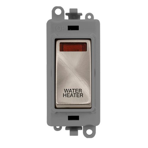 Click GridPro Brushed Stainless 20AX Double Pole Water Heater Switch ...
