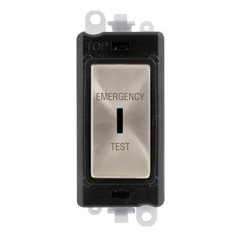 Click GridPro Brushed Stainless 20AX Double Pole Emergency Test ...