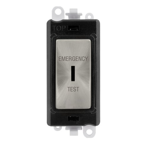 Click GridPro Satin Chrome 20AX Double Pole Emergency Test Keyswitch ...