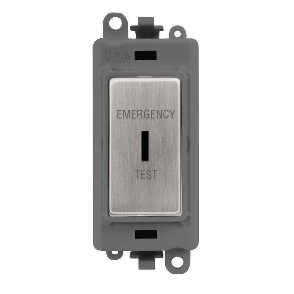 Click GridPro Stainless Steel 20AX Double Pole Emergency Test Keyswitch ...