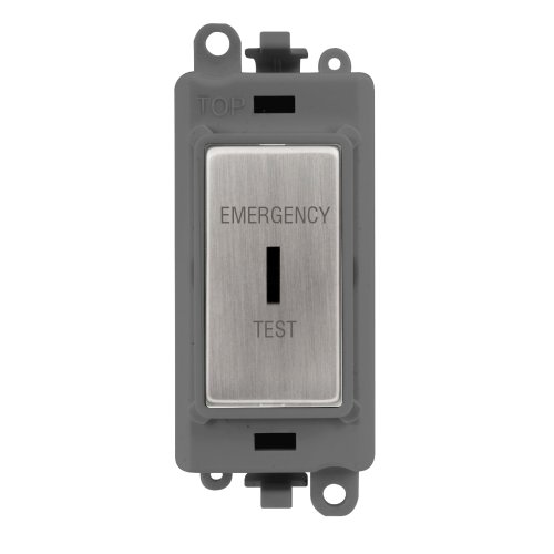Click GridPro Stainless Steel 20AX Double Pole Emergency Test Keyswitch ...
