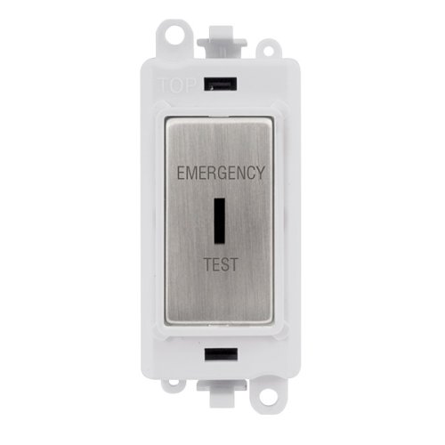 Click GridPro Stainless Steel 20AX Double Pole Emergency Test Keyswitch ...