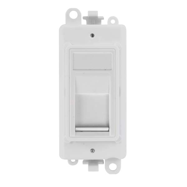 Click GridPro Polar White RJ11 Irish/US Telephone Module | UKES