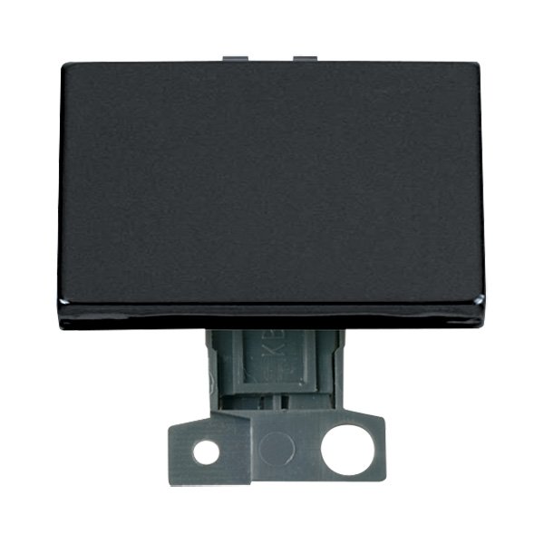Click MiniGrid Matt Black 2 Way 10AX Ingot Paddle Switch Module | UKES