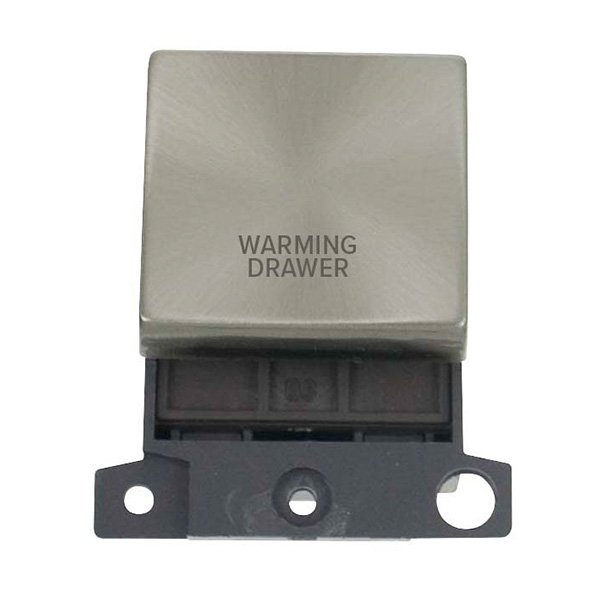 Click MiniGrid Brushed Stainless 20A Double Pole Warming Drawer Ingot ...