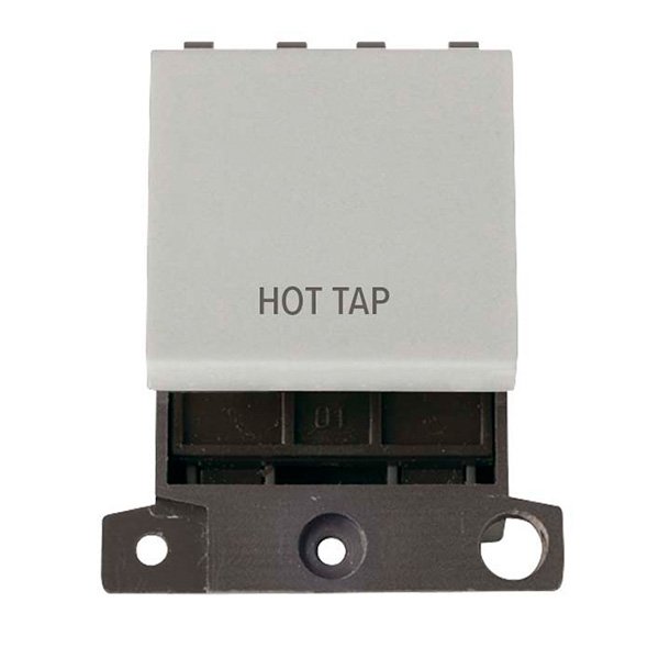 Click MiniGrid White 20A Double Pole Hot Tap Switch Module | UKES