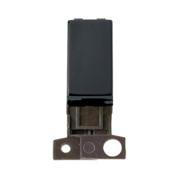 Click MiniGrid Matt Black 10AX Intermediate Ingot Switch Module | UKES