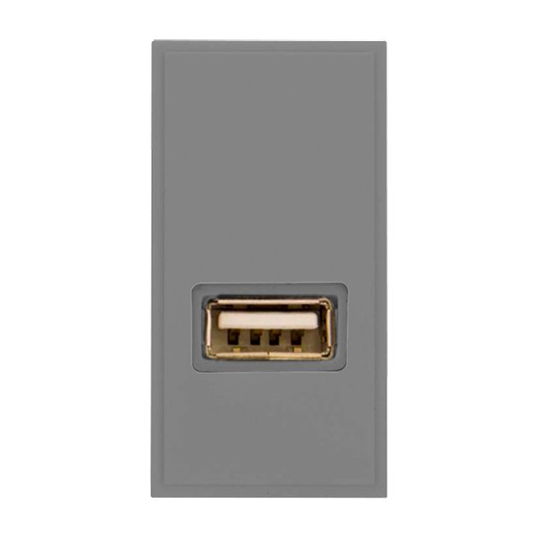 Click New Media Grey USB Throughput Module with Fly-Lead | UKES