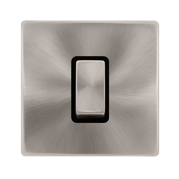 Click Definity Complete Brushed Stainless 50A Double Pole Switch with ...