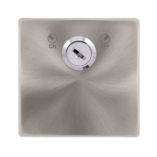 Click Definity Complete Brushed Stainless 1 Gang 20A Double Pole Key ...