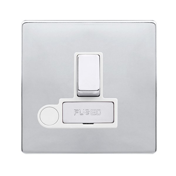 Click Definity Complete Polished Chrome 13A Double Pole Ingot Switched ...