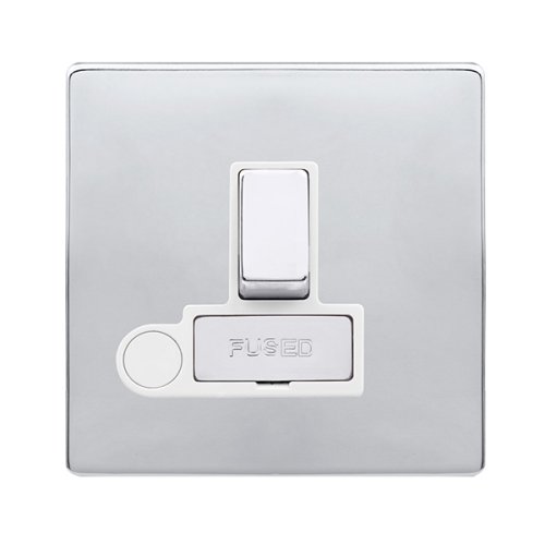 Click Definity Complete Polished Chrome 13A Double Pole Ingot Switched ...