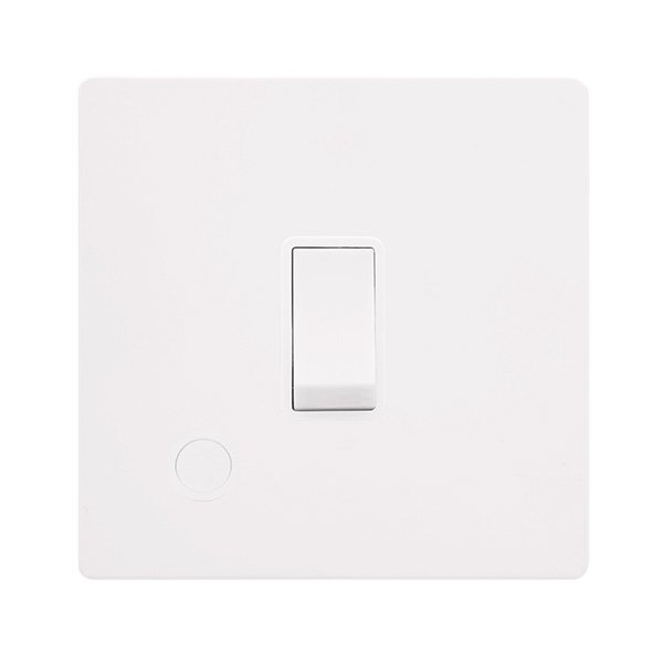 Click Definity Complete Metal White 20A Double Pole Switch with ...