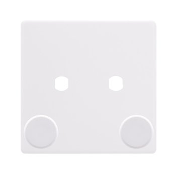 Click Definity Complete Polar White 2 Gang Unfurnished Dimmer Plate ...