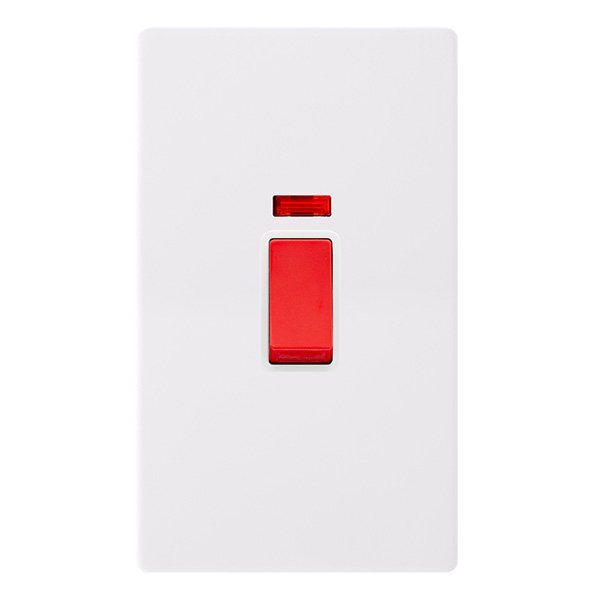 Click Definity Complete Polar White 50A Vertical Double Pole Switch ...