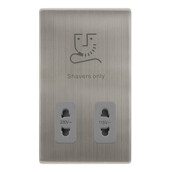 Click Definity Complete Stainless Steel 115/230V Dual Voltage Shaver ...