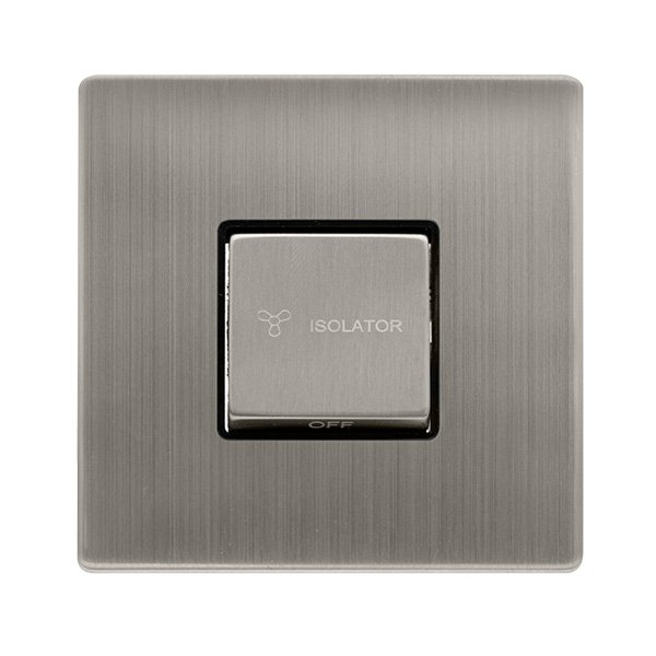 Click Definity Complete Stainless Steel 10A 3 Pole Fan Isolation Ingot ...