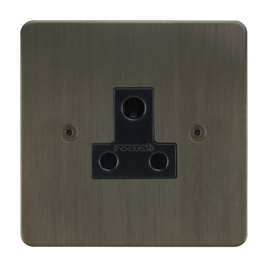 Focus SB Ambassador 1 Gang 5A Unswitched Socket In Jordan Bronze with ...
