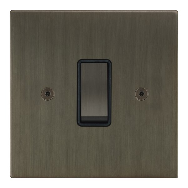 Focus SB Ambassador Square Corners 1 Gang 20A 2 Way Rocker Switch In ...