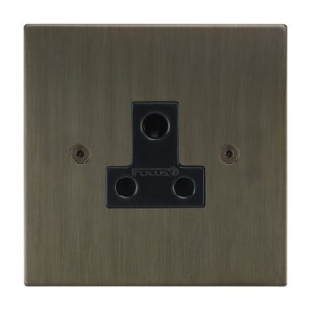 Focus SB Ambassador Square Corners 1 Gang 5A Unswitched Socket In ...