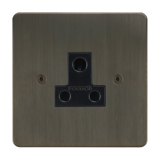 Focus SB Horizon 1 Gang 5A Unswitched Socket In Jordan Bronze with ...