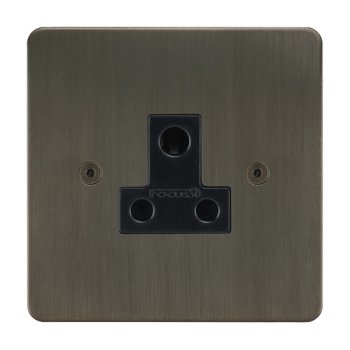 Focus SB Horizon 1 Gang 5A Unswitched Socket In Jordan Bronze with ...