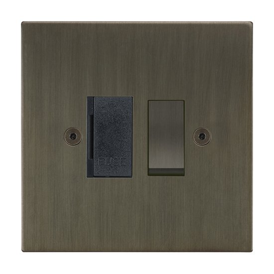 Focus SB Horizon Square Corners 13A Switched Fuse Spur In Jordan Bronze ...
