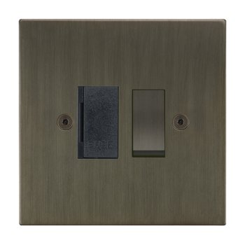 Focus SB Horizon Square Corners 13A Switched Fuse Spur In Jordan Bronze ...