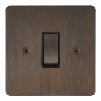 Focus SB Ambassador 1 Gang 20A 2 Way and Off Rocker Switch In Chocolate ...