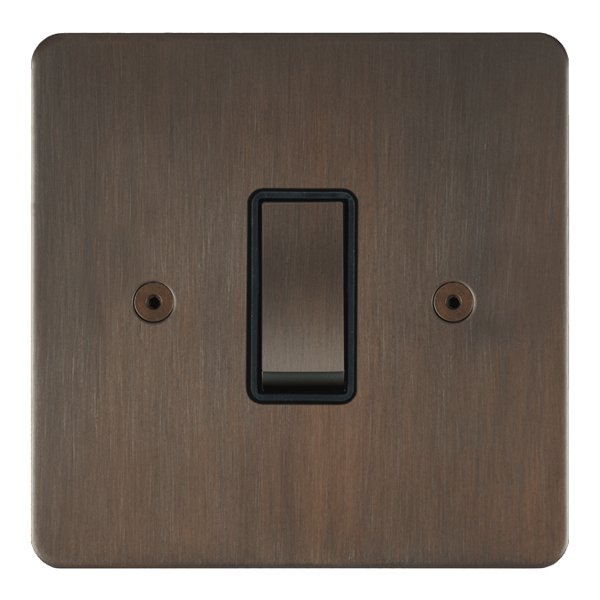 Focus SB Ambassador 1 Gang 20A Retractive Rocker Switch In Chocolate ...