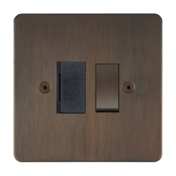 Focus SB Ambassador 13A Switched Fuse Spur In Chocolate Bronze with ...