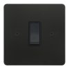 Focus SB Ambassador 1 Gang 20A 2 Way Rocker Switch In Matt Black with ...