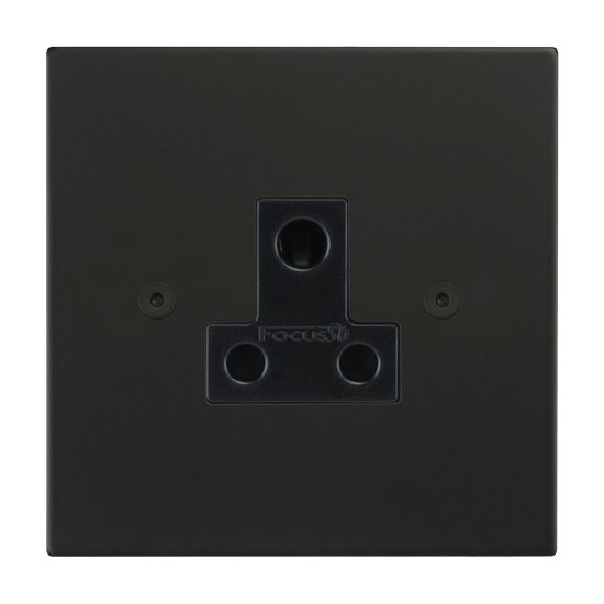 Focus SB Ambassador Square Corners 1 Gang 5A Unswitched Socket In Matt ...