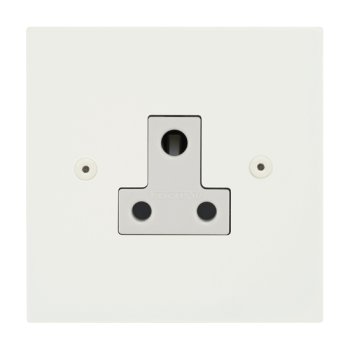 Focus SB Ambassador Square Corners 1 Gang 5A Unswitched Socket In Matt ...