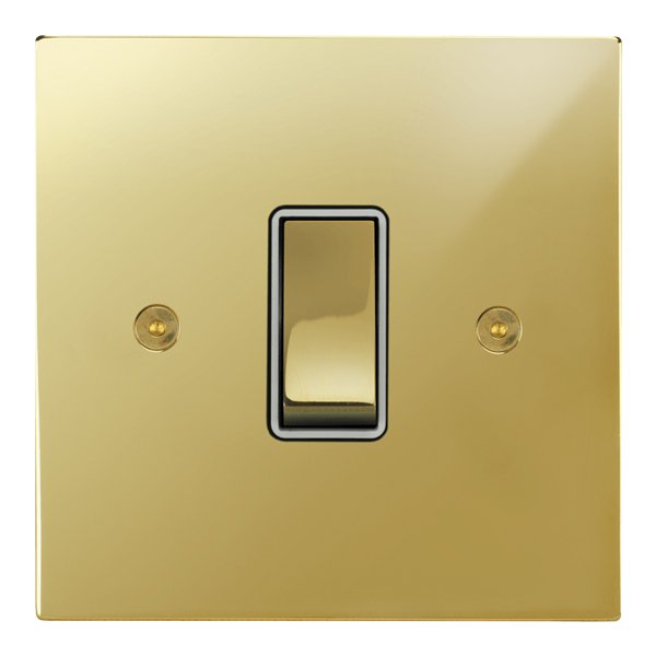 Focus SB Ambassador Square Corners 1 Gang 20A Double Pole Rocker Switch ...