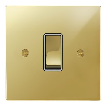 Focus SB Ambassador Square Corners 1 Gang 20A Retractive Rocker Switch ...