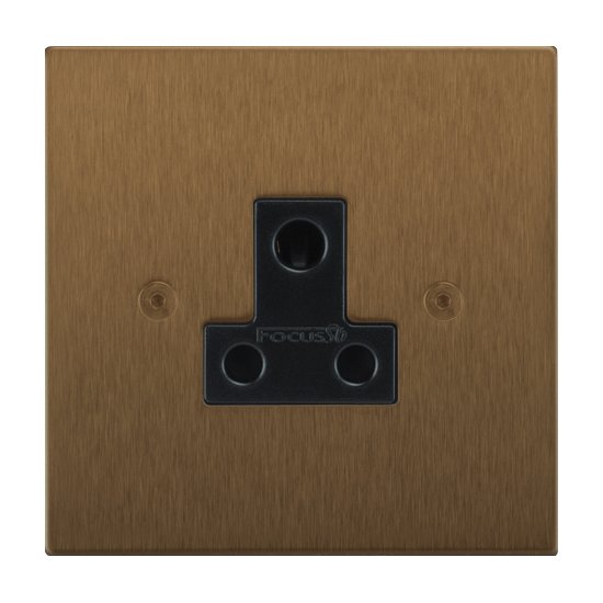 Focus SB Ambassador Square Corners 1 Gang 5A Unswitched Socket In ...