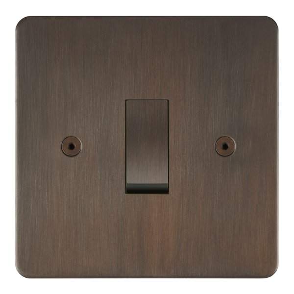 Focus SB Horizon 1 Gang 20A Retractive Rocker Switch In Chocolate ...
