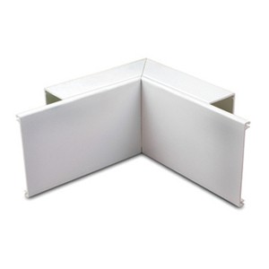 Univolt 75mmx75mm Maxi Internal Angle, White PVC Trunking Angles, UK ...