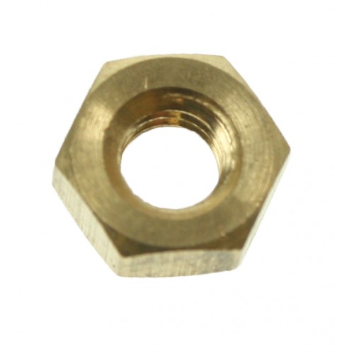 100 M4 Brass Nut, Niglon Brass Nuts, UK Electrical Supplies