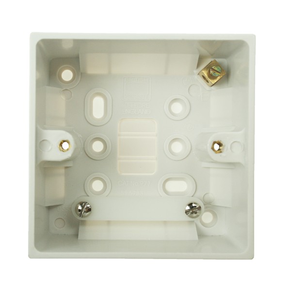 BG Single 45mm Surface Pattress, Switches and Sockets, UK Electrical ...
