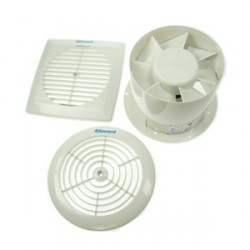 Silavent SVC100TB White 4inch Timed Extractor Fan with Automatic ...
